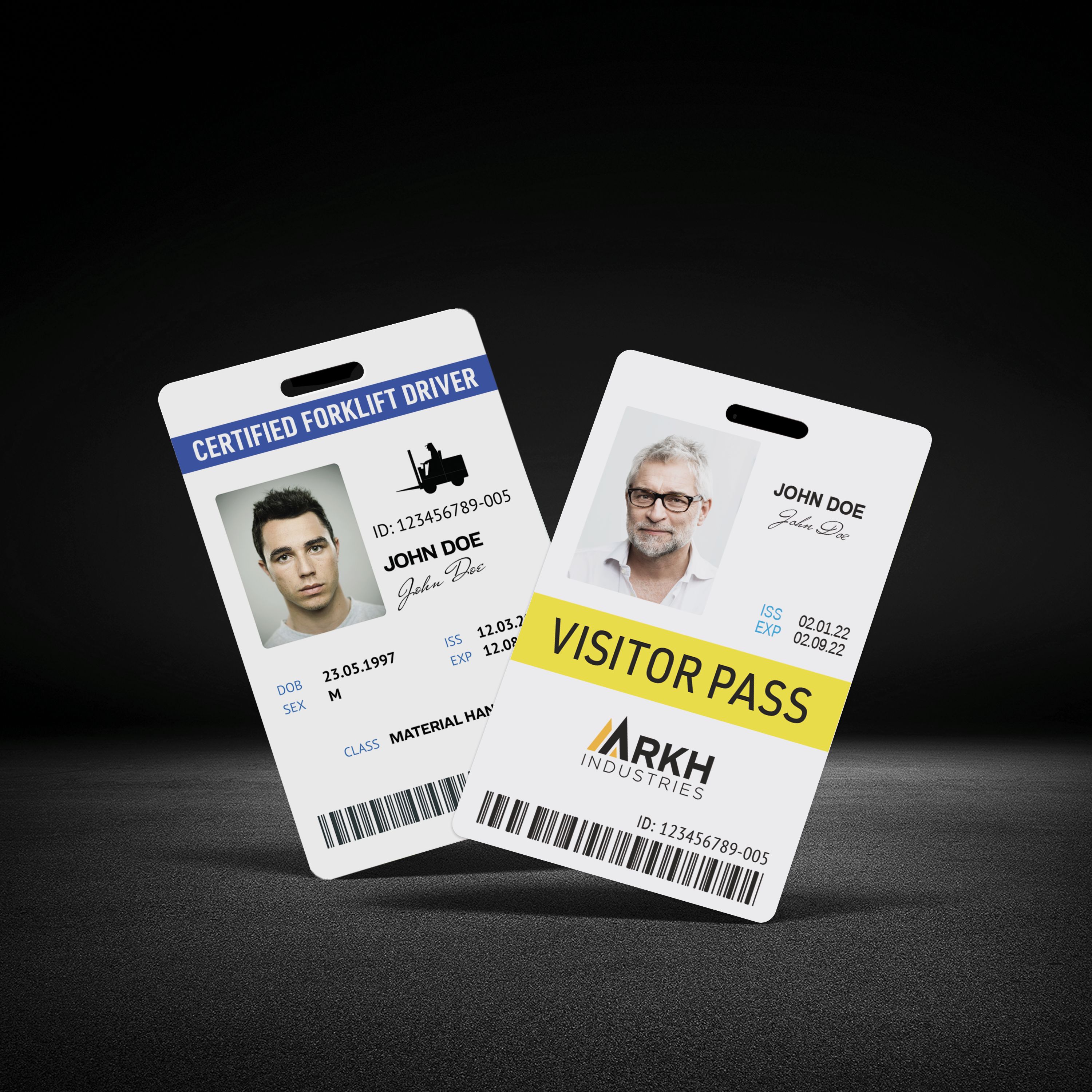 Durable Tall ID Badges, 3.375" x 2.125", 80 Total 61612 | Avery.com | Avery